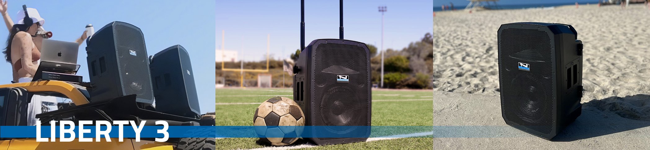 Liberty 3 Battery-Powered Portable PA Systems | Anchor Audio