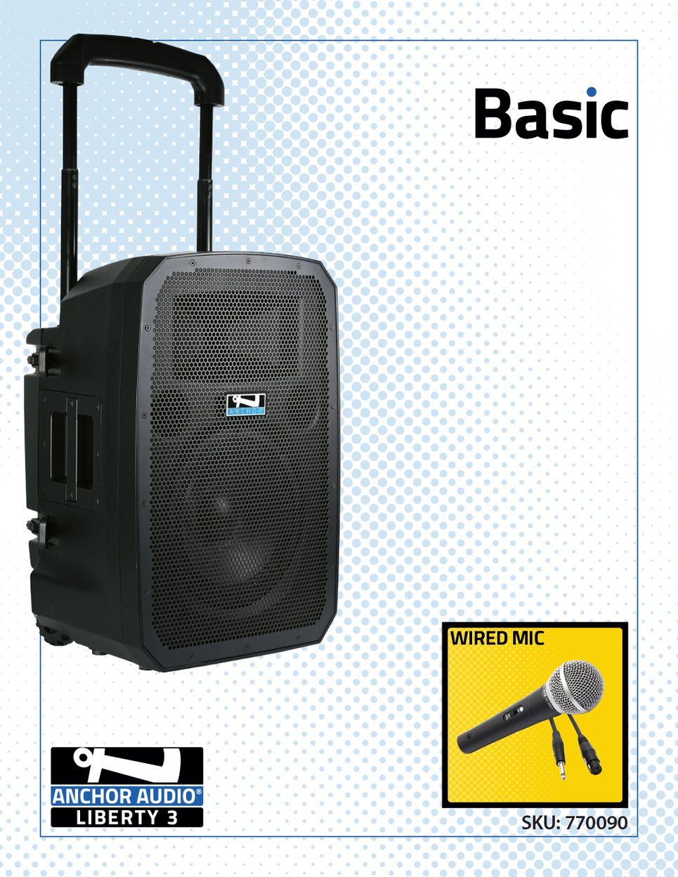 Liberty 3 Battery-Powered Portable PA Systems | Anchor Audio